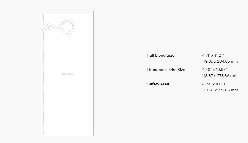 Fantastic Sams. Door Hanger Template Product